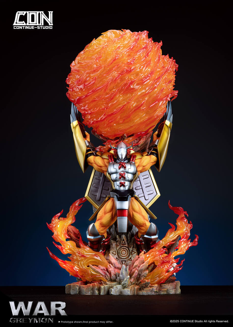 [Pre-Order] CONTINUE Studio - Statue - Digimon - War Greymon with LED ...