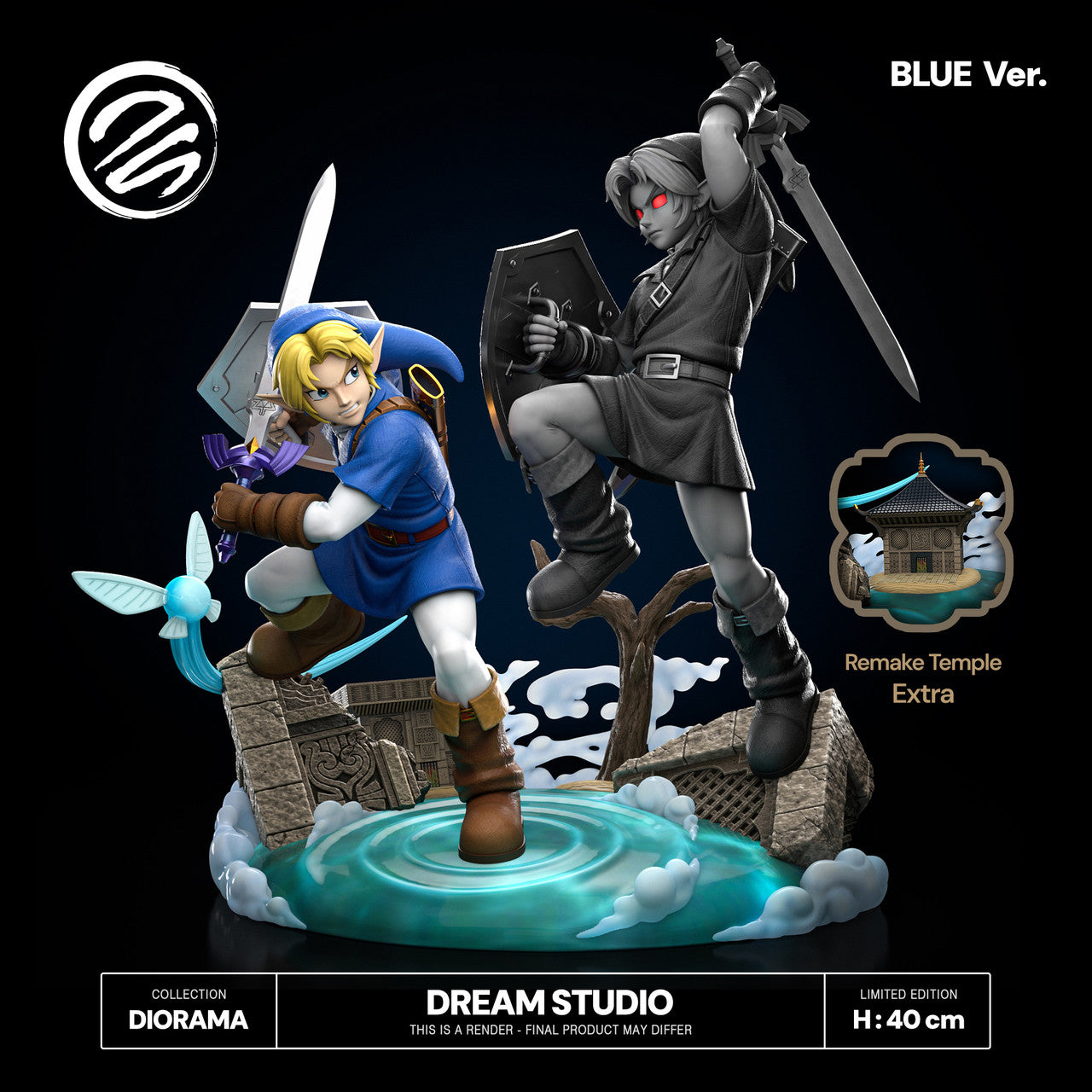 [Pre-Order] Dream Studio - Statue - Link Vs Dark Link The Legend of Ze ...