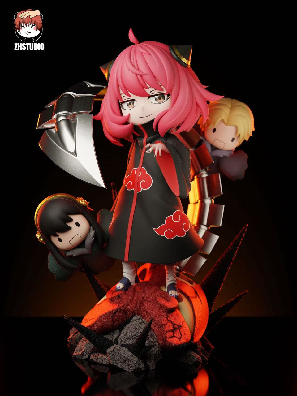 [Pre-Order] ZH Studio - Statue - Spy x Family Anya COS Akatsuki Sasori ...