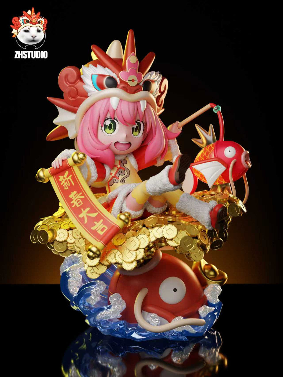 [Pre-Order] ZH Studio - Statue - Spy x Family Anya Magikarp Girl Spy x ...