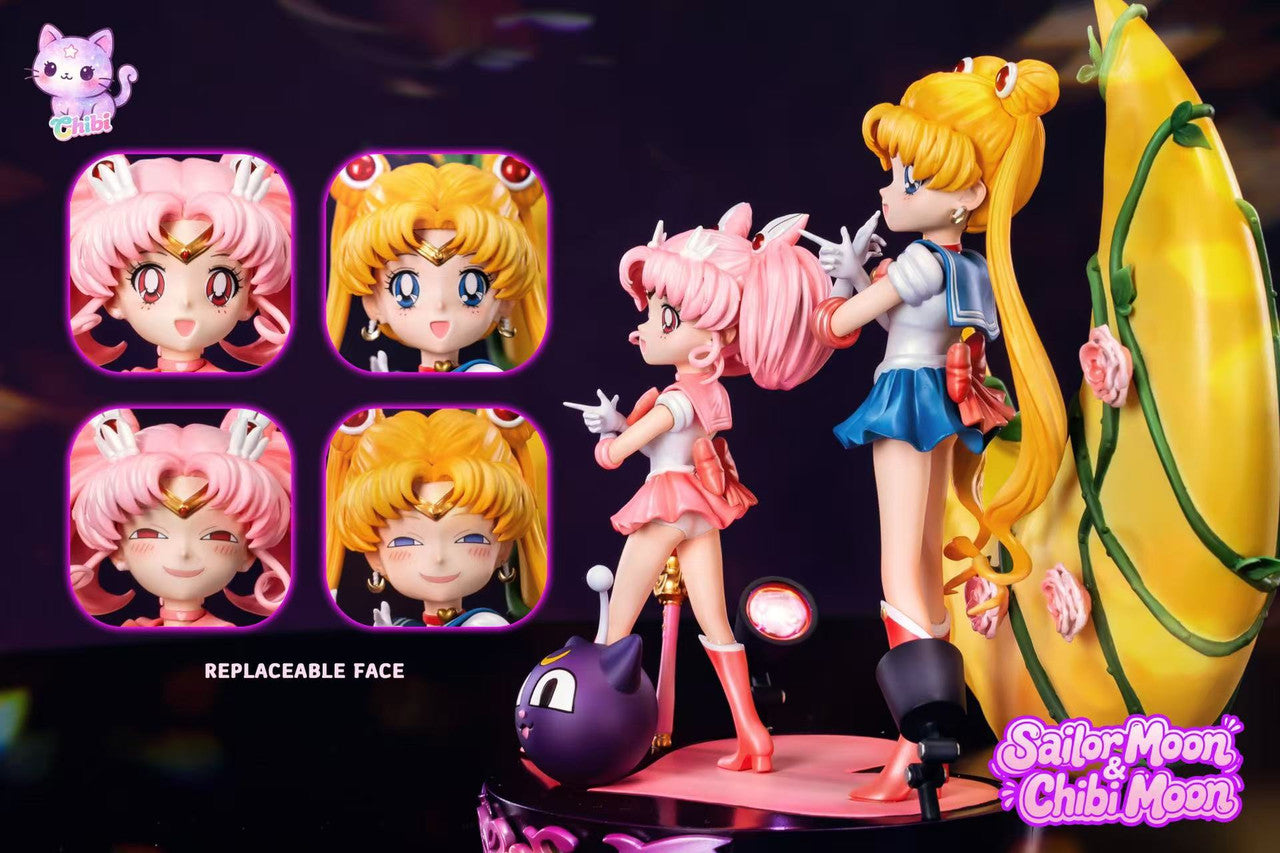 [Pre-Order] Chibi Studio - Statue - Sailor Moon - Sailor Moon & Chibi ...