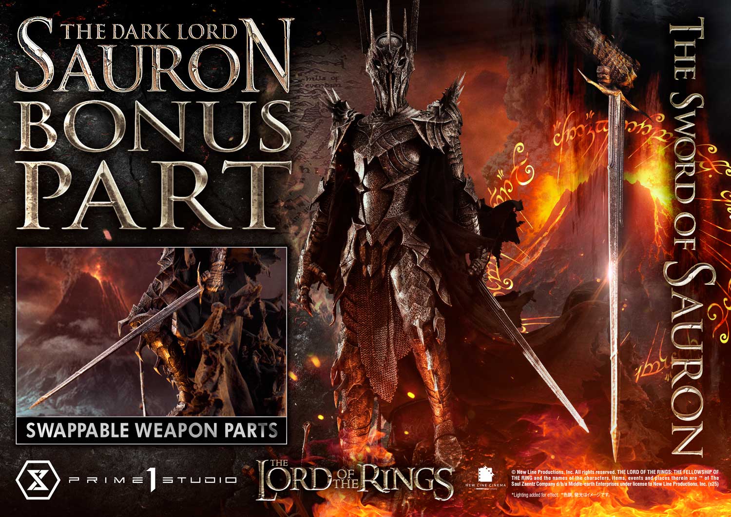 [Pre-Order] Prime 1 Studio - Statue - Lord of the Rings - The Dark Lor ...