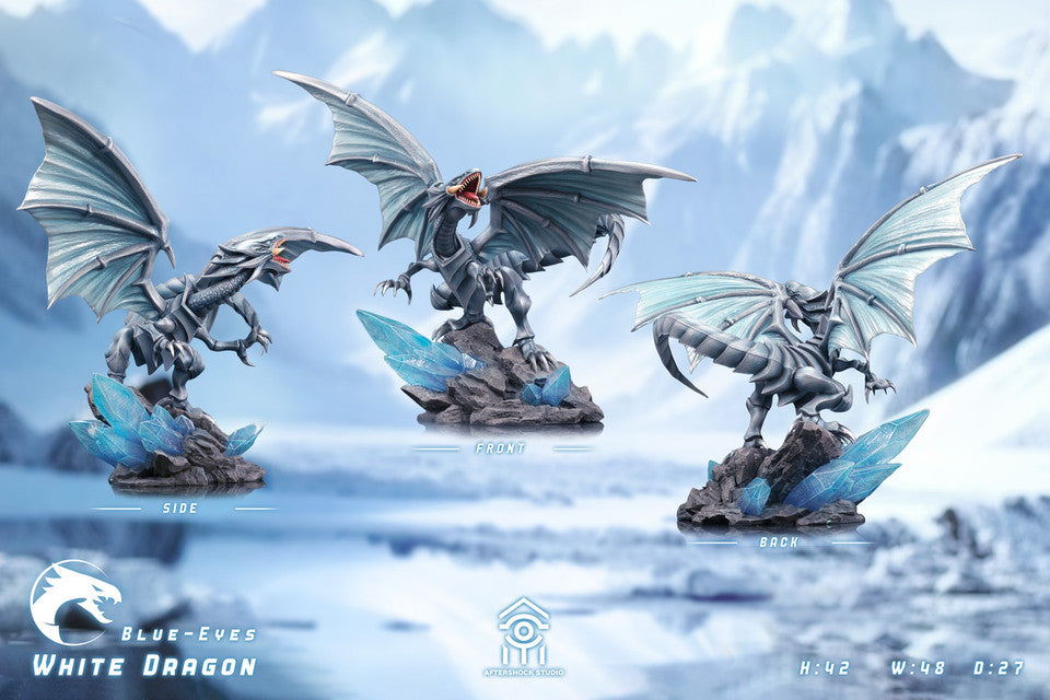 [Warehouse in Stock] Aftershock Studio - Statue - Yu-Gi-Oh Blue-Eyes W ...